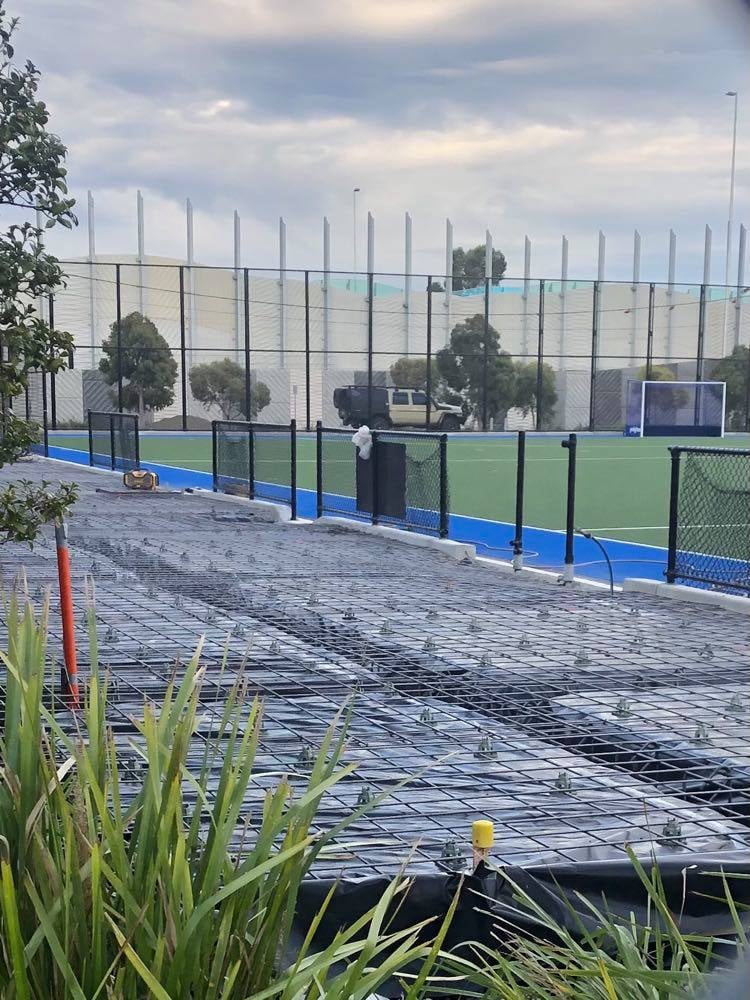 BSF DUGOUT SLAB PROGRESSES | Footscray Hockey Club