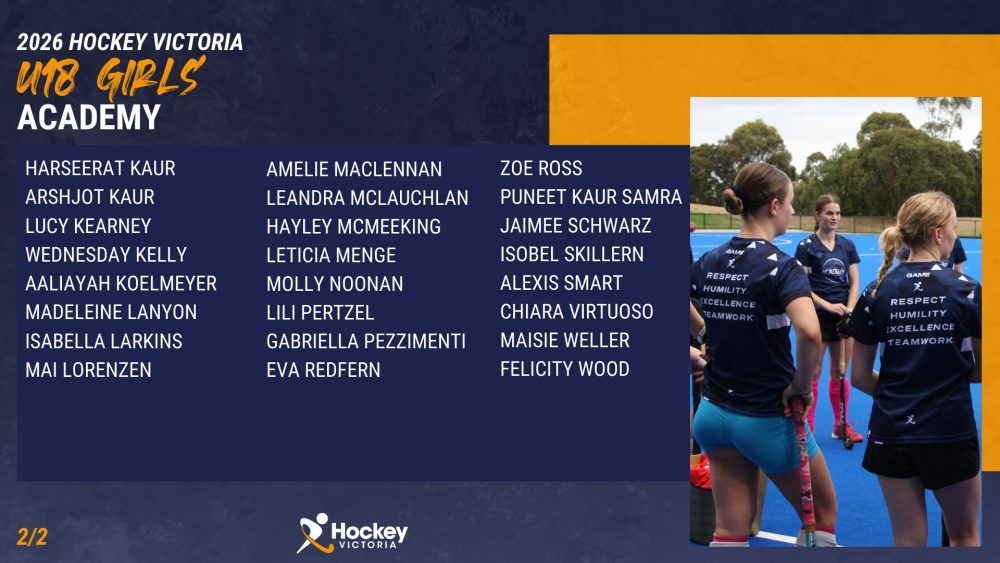 HV U18 ACADEMY | Footscray Hockey Club